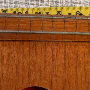 Vintage 15-string Zither, Also Known as a Lap Harp or Plucked Psaltery ...