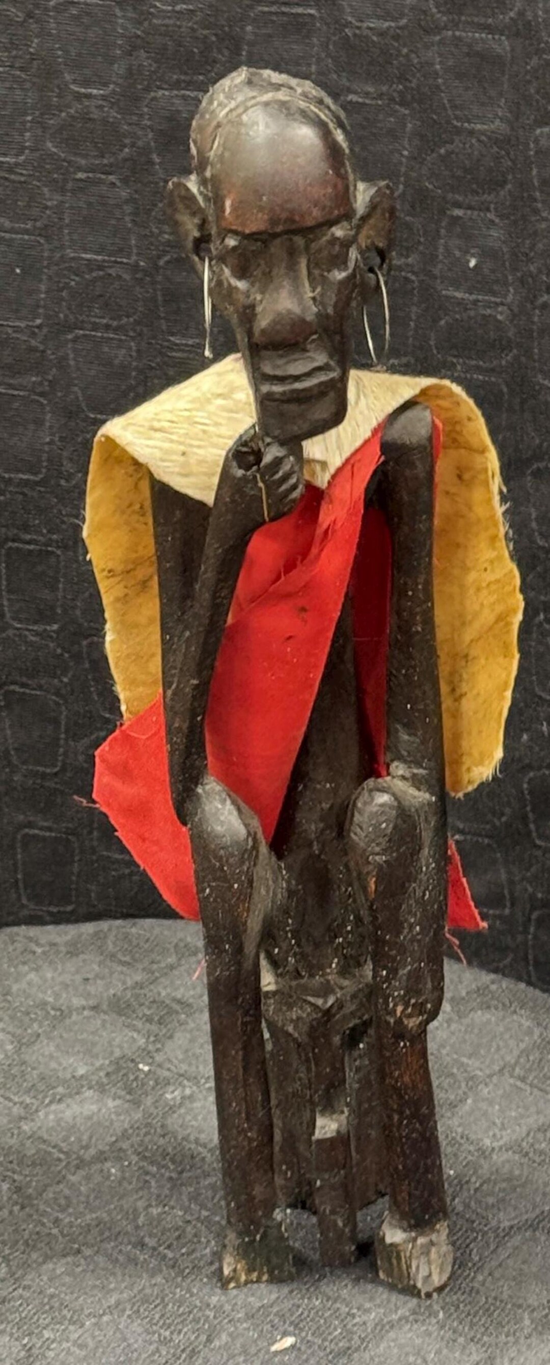 Vintage Jacarunda Wood "massai Elder" African Sculpture – Kamba Tribal ...