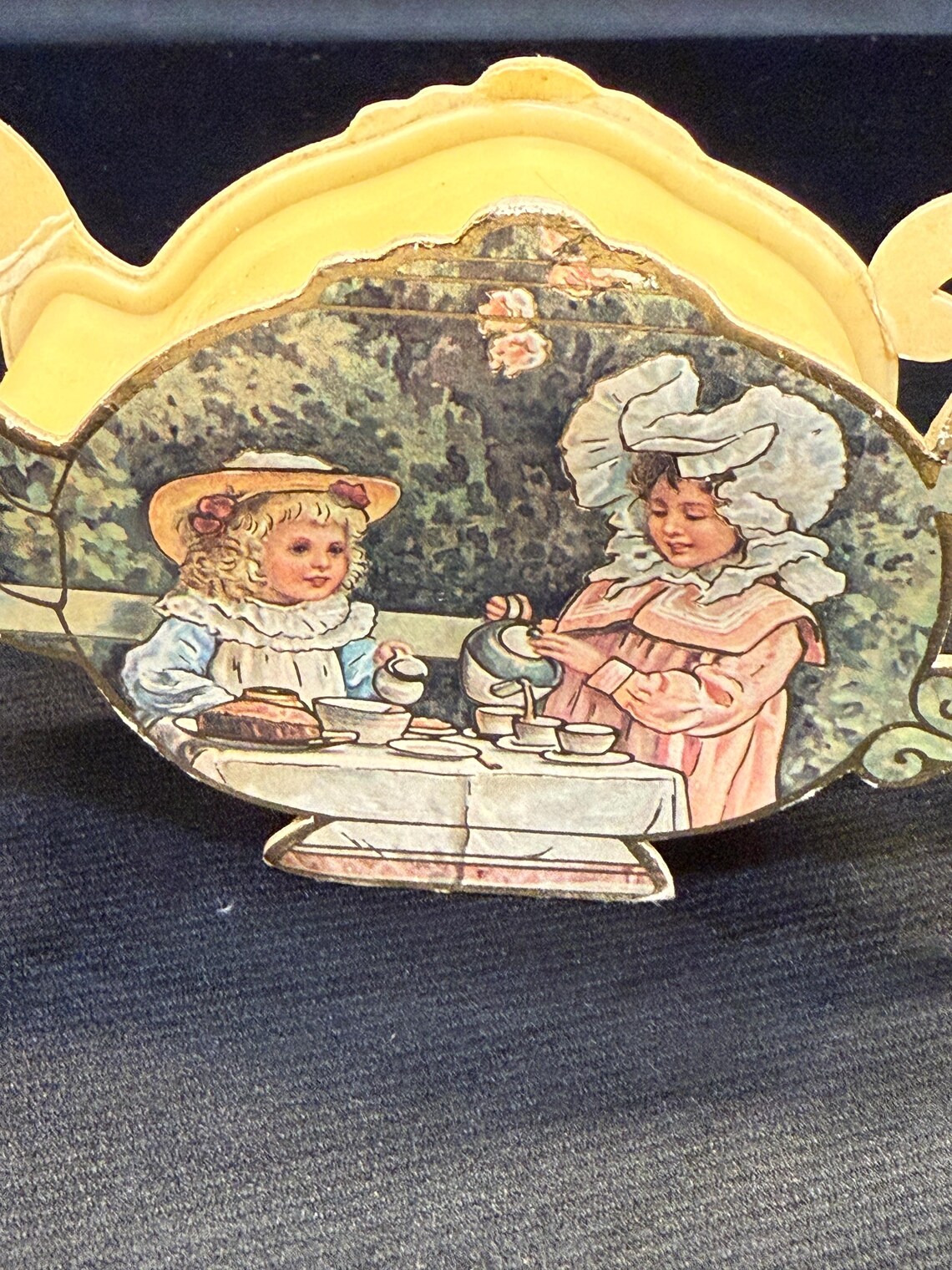 This is a Vintage 1983 B. Shackman & Co. Miniature Tea Set Container - Etsy