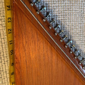 Vintage 15-string Zither, Also Known as a Lap Harp or Plucked Psaltery ...