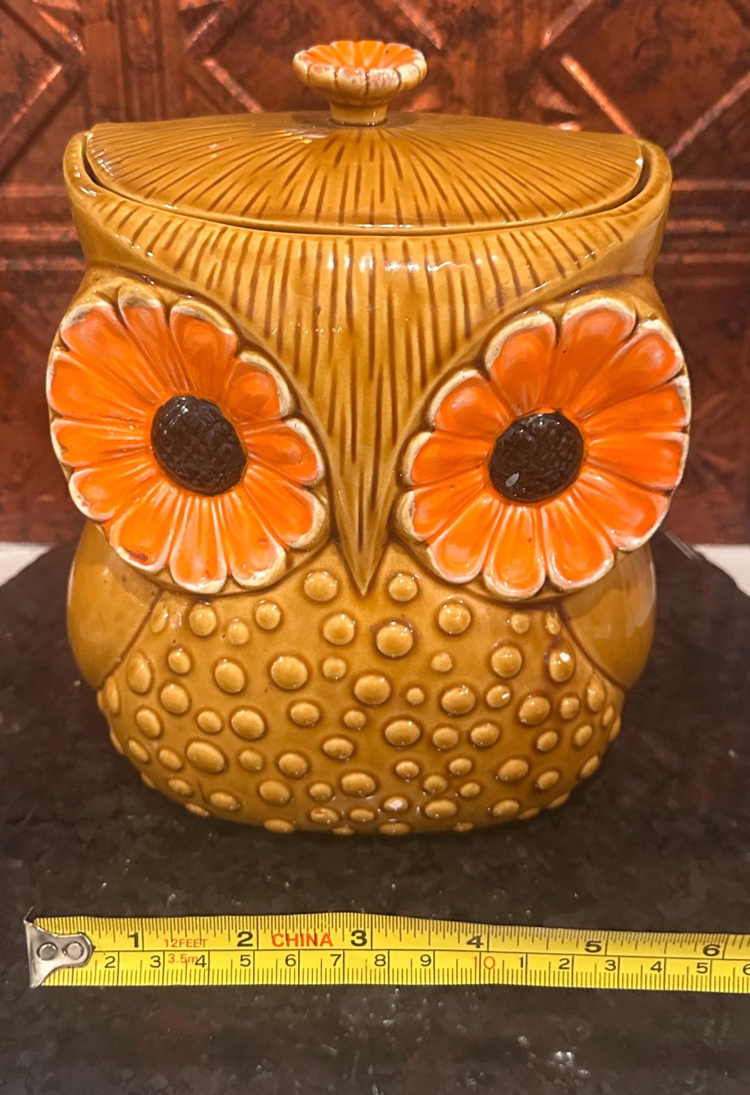 Rare Vintage Lefton Owl Cookie Jar - Etsy