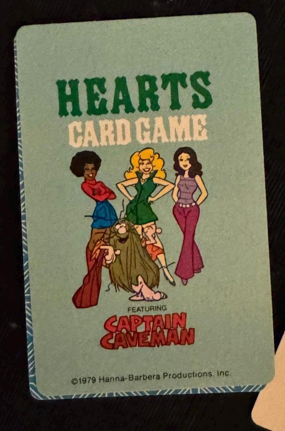 Vintage Hearts Card Game Captain Caveman | Hanna-barbera 1970s Cartoon ...