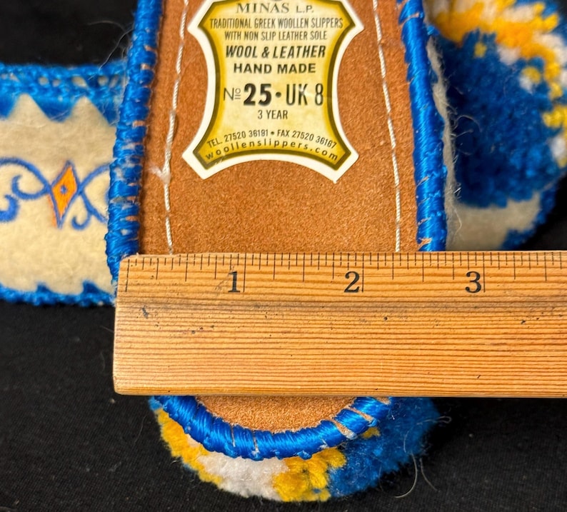 Vintage Childnren’s Traditional Greek Slippers Chuni Pompom Slippers UK ...