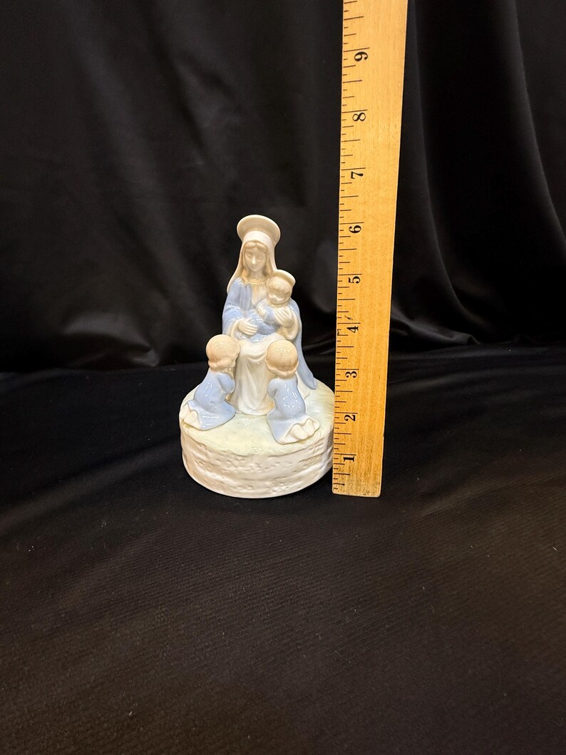 Vintage Musical Madonna and Child Figurine | Monika Import Ware Japan ...