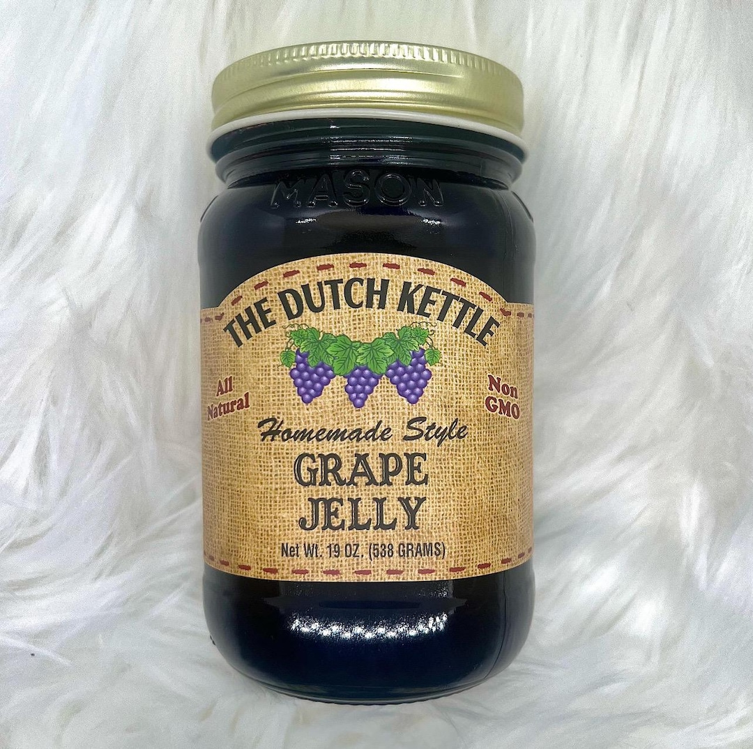 Dutch Kettle Amish Homemade Style Grape Jelly - Etsy