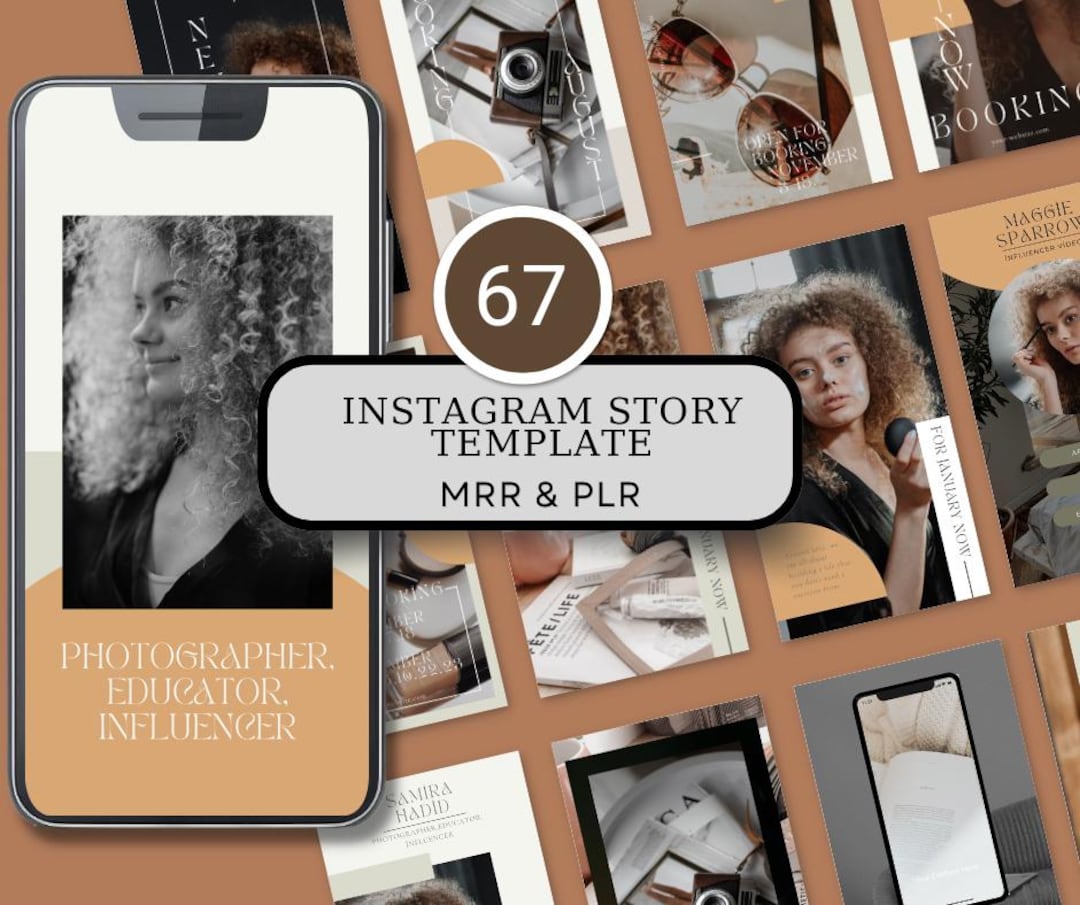 67 Editable Instagram Story Templates | Canva Story Design Kit - Etsy