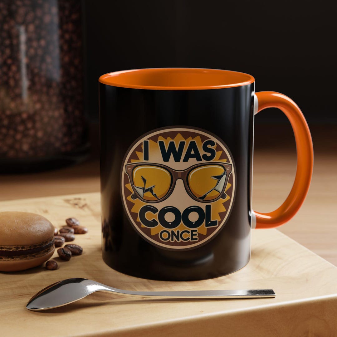 I Was Cool Once Mug. Funny Fathers Day Gift for Dad. Retro Design ...