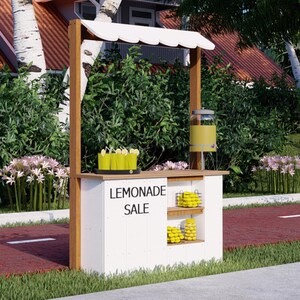 DIY Lemonade Stand Plans | Wooden Stand Construction PDF | Instant ...