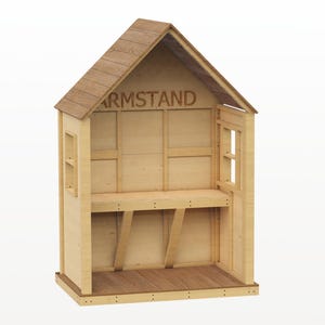 DIY Farmers Market Stand | Farm Stand Plans | PDF Woodworking Guide - Etsy