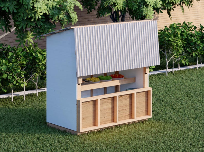 Farm Stand Building Plans | DIY Produce Stand | Farmers Market Stand ...