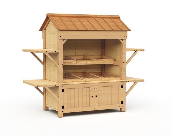 Farm Stand Build Plans | Roadside Market Display Stand | DIY Wood ...