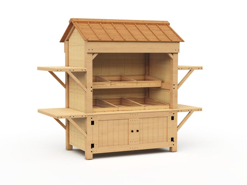 Farm Stand Build Plans | Roadside Market Display Stand | DIY Wood ...
