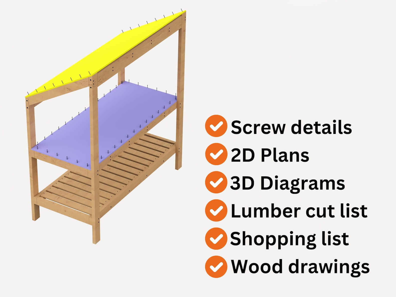 Farmstand Build Plan | DIY Farmers Market Stand for Driveway | Digital ...
