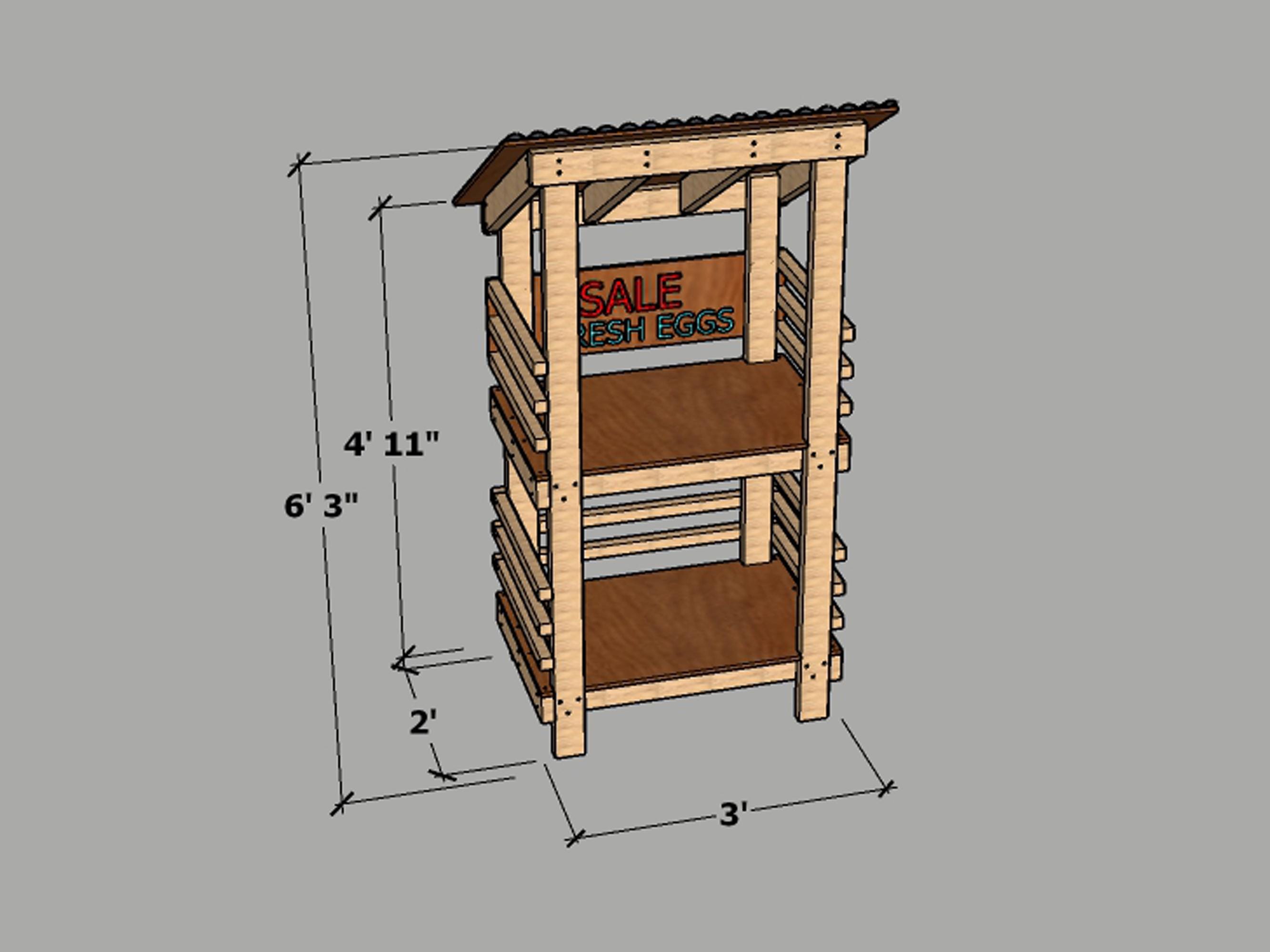 DIY Roadside Farm Stand Plans: Market Booth Construction (digital ...
