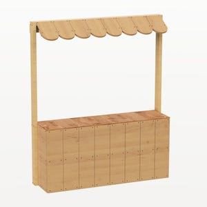 DIY Lemonade Stand PDF | Kids Business Stand Build Plan | Instant ...