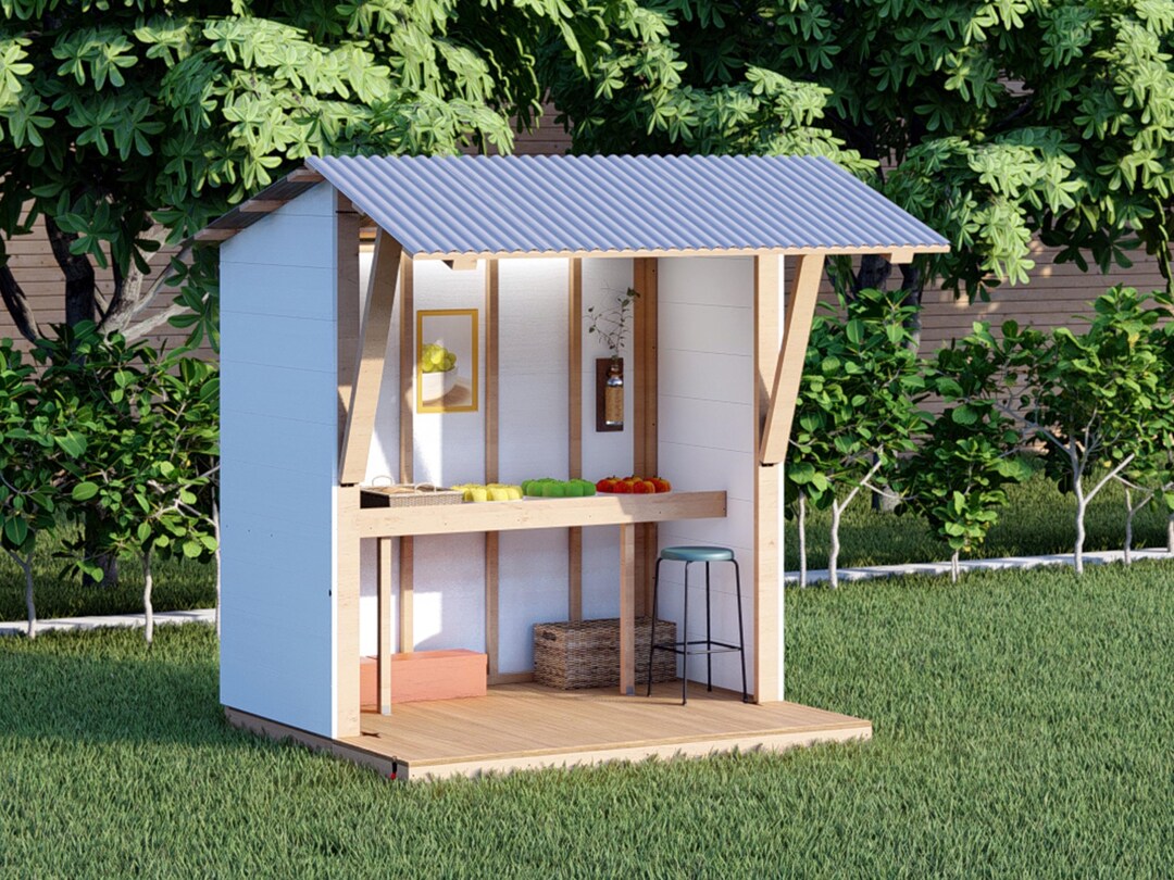 Farm Stand Building Plans | DIY Produce Stand | Farmers Market Stand ...