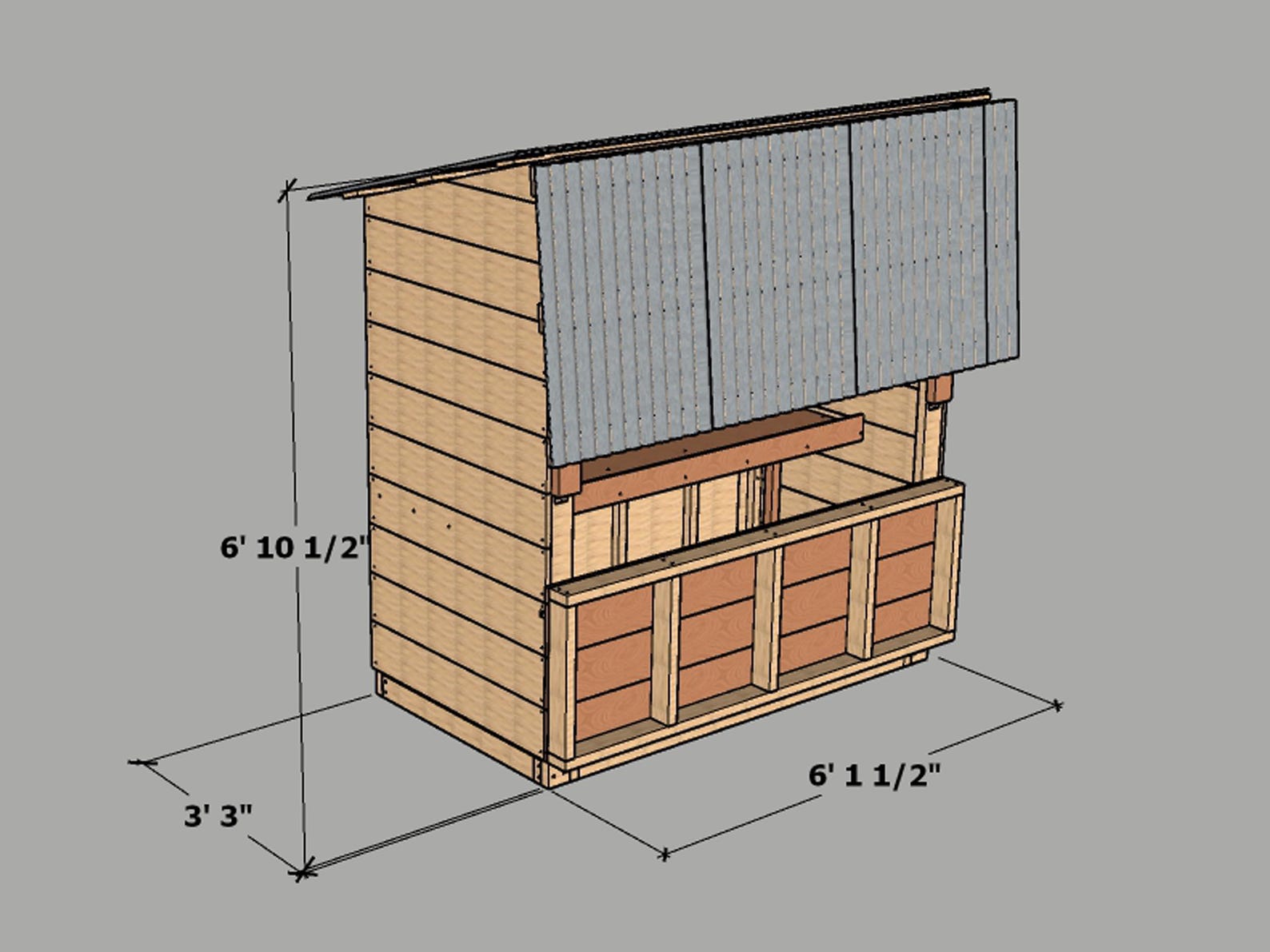 DIY Farm Stand Building Plans: Roadside Market Booth (PDF) - Etsy