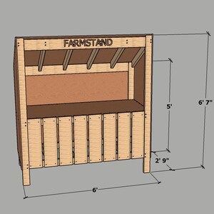 Farm Stand Construction Plan | Build Your Own Roadside Market Stand ...