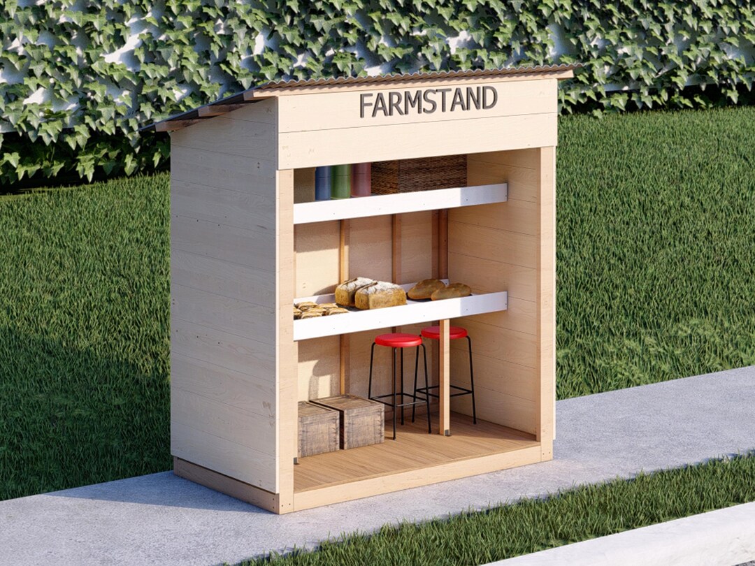 Roadside Farm Stand Build Plan | Farmers Market Stall | Digital PDF ...