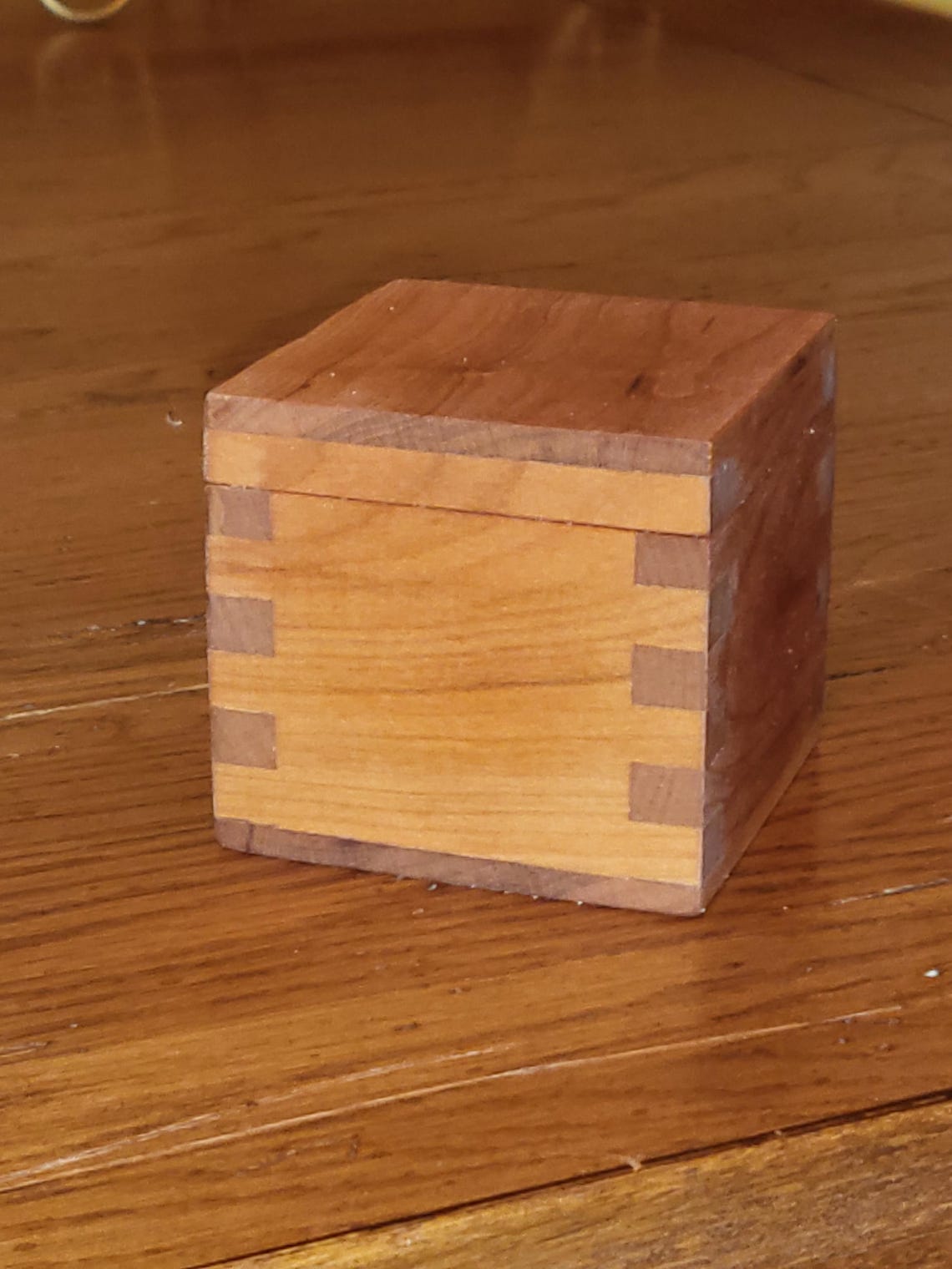 Solid Cherry Keepsake Box, Handmade, Store Your Small Treasures ...