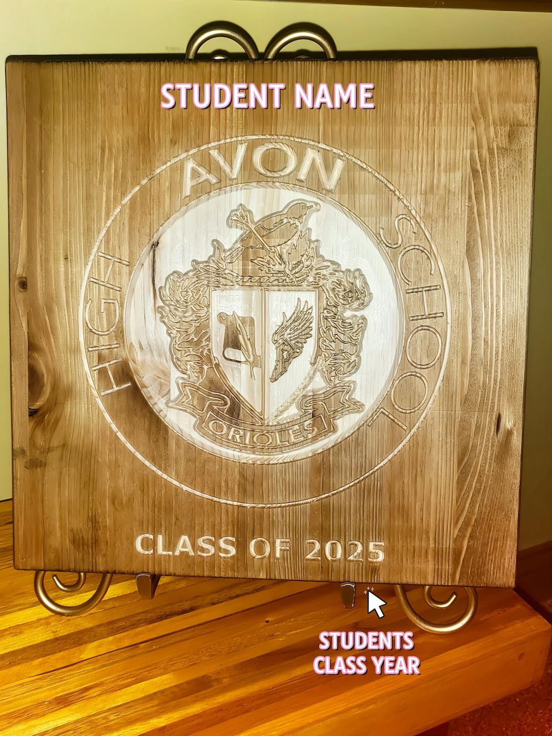Graduation Plaque for Avon High School in Indiana - Etsy