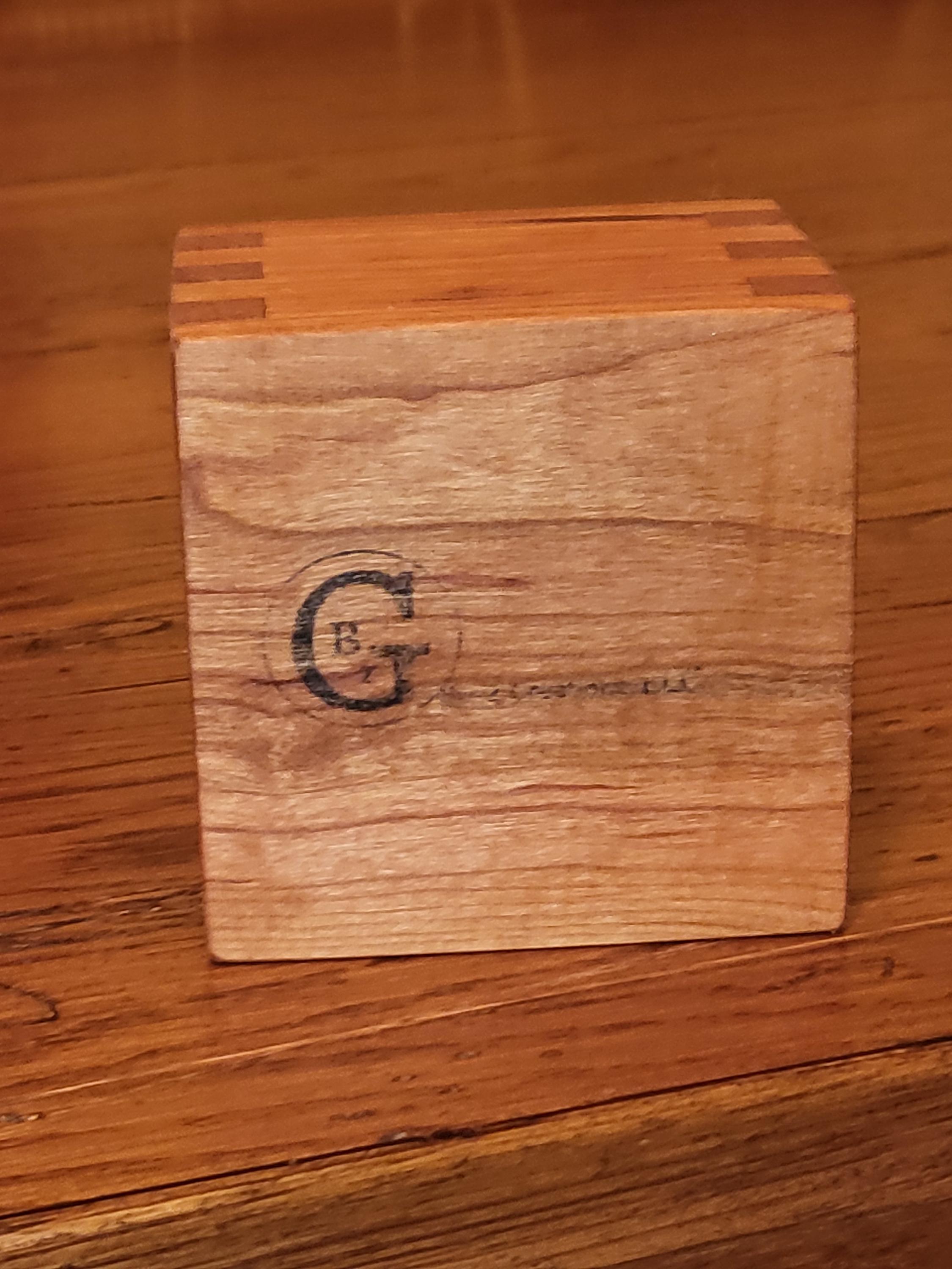 Solid Cherry Keepsake Box, Handmade, Store Your Small Treasures ...