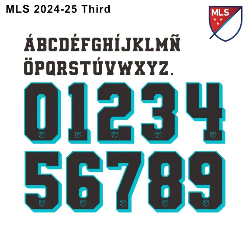 Messi Jersey Font - Etsy