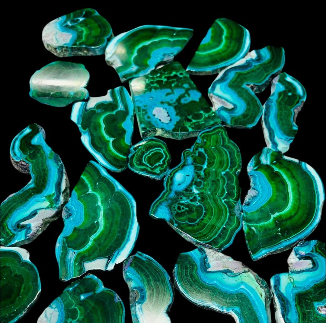 Malachite Chrysocolla Slice Wholesale Price Malachite Chrysocolla Slice ...