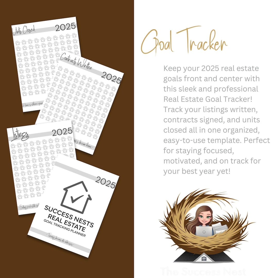 Realtor Printable Planner 2025, Real Estate Business Planner Template ...