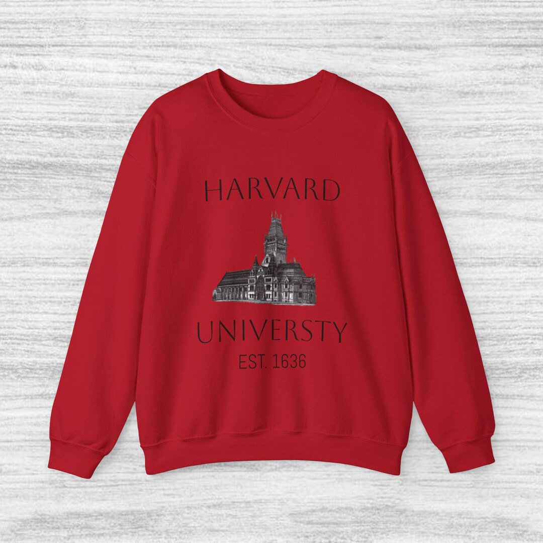 Harvard University Sweatshirt, Cozy Crewneck, Gift for Students ...