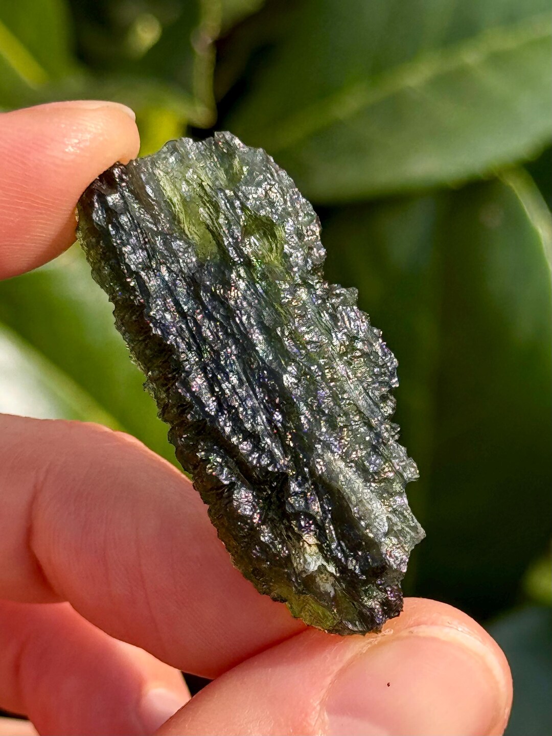 Czech Moldavite Crystal | Natural Green Big Tektite | Unique Meteorite ...