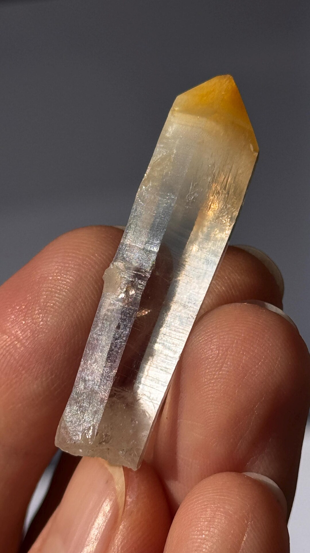 Authentic Rare Mango Halloysite Quartz Point | Colombian | Healing ...