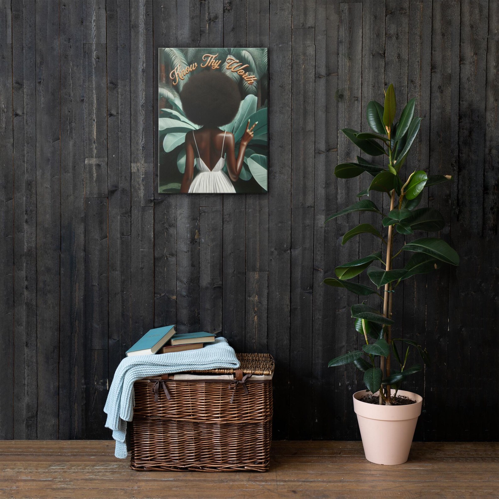 Know Thy Worth - Thin Canvas - Etsy