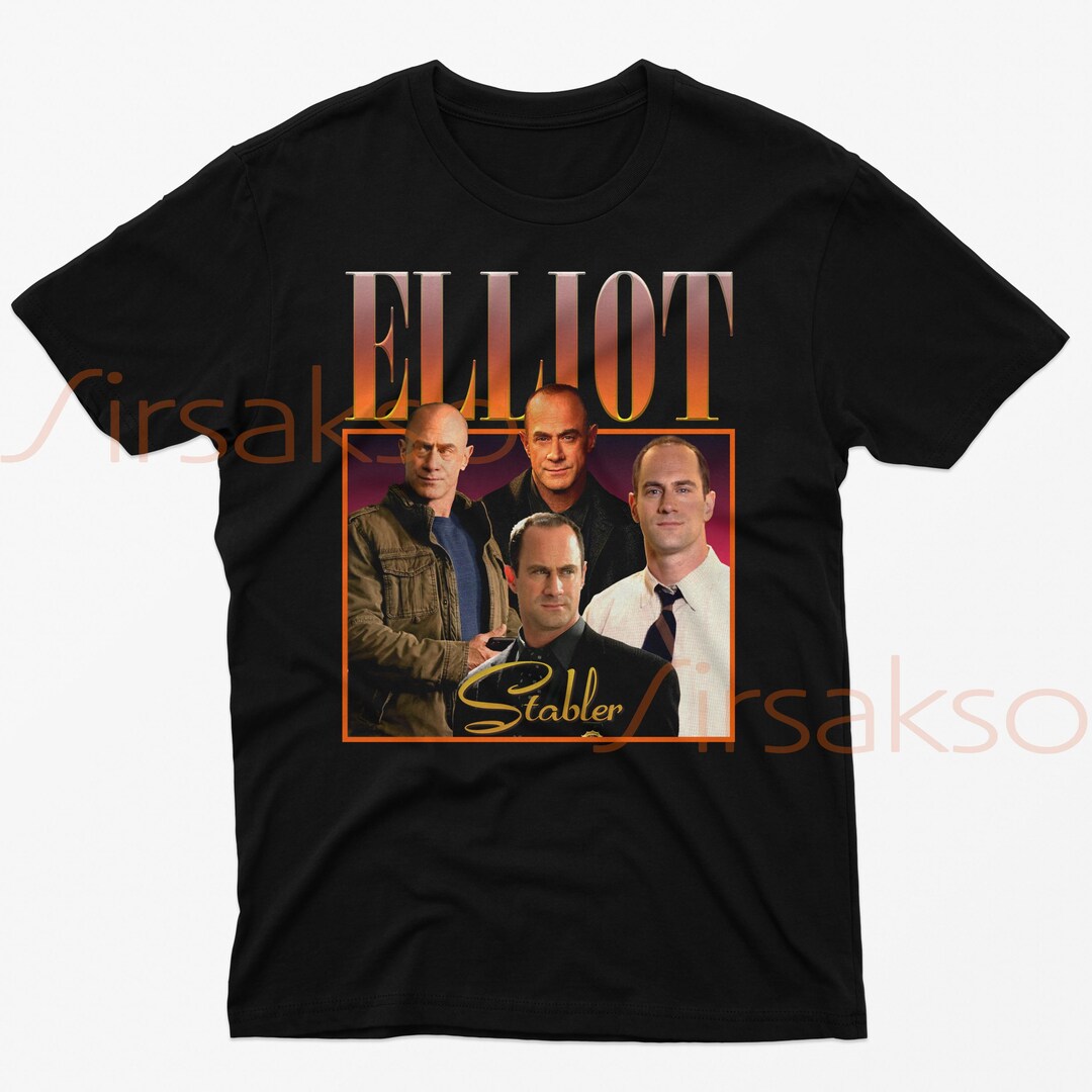 Elliot Stabler Vintage Tee | Retro 90s Tribute Shirt | Elliot Stabler ...