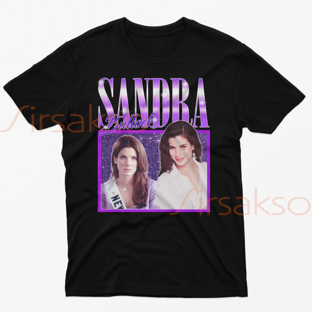 Sandra Bullock Vintage 90s Tee: Retro Homage Shirt - Etsy