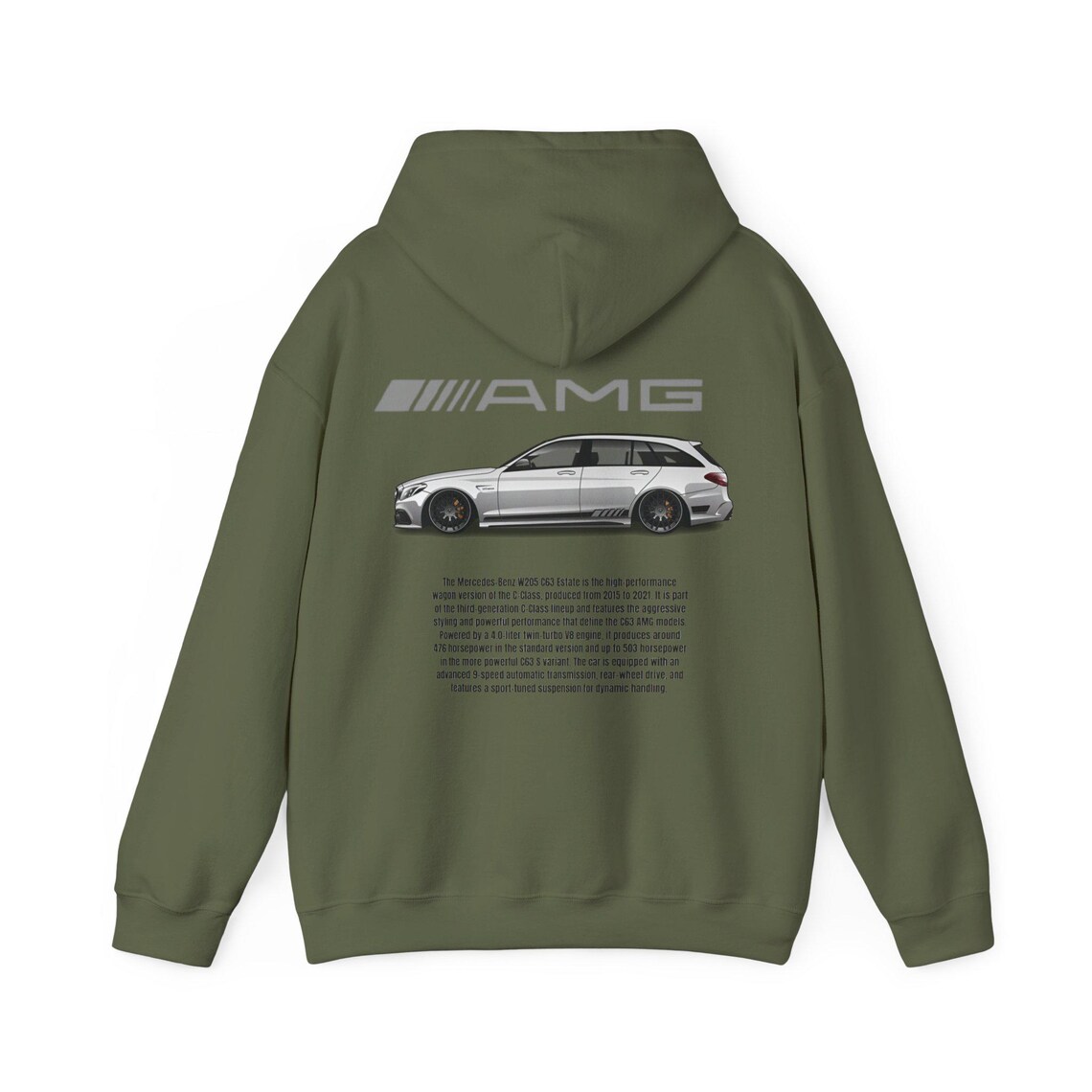 Mercedes Benz C63 AMG Hoodie, Car Enthusiast Gift, Automotive Fan ...