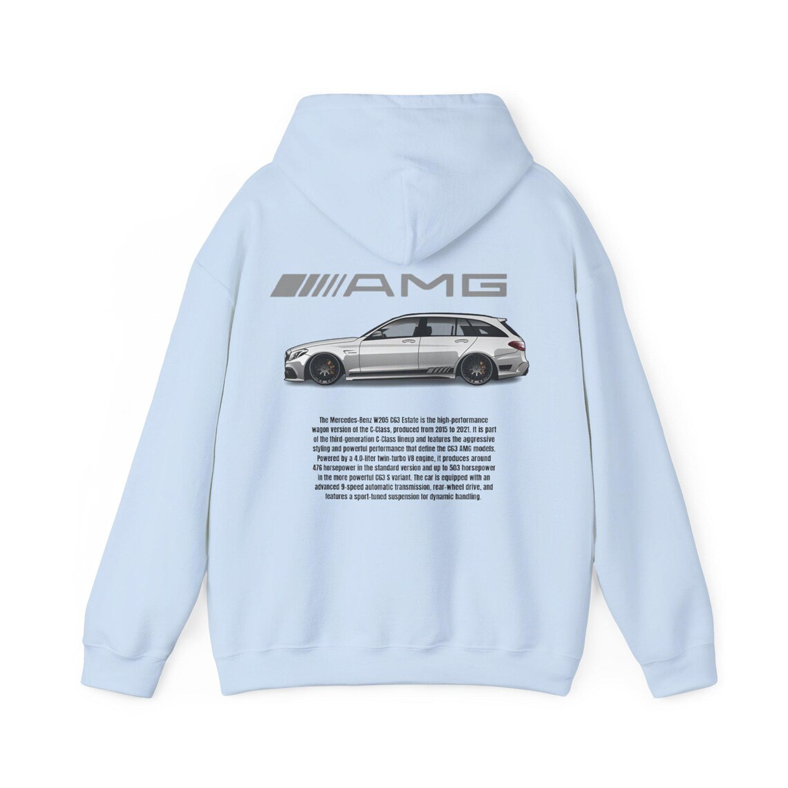 Mercedes Benz C63 AMG Hoodie, Car Enthusiast Gift, Automotive Fan ...
