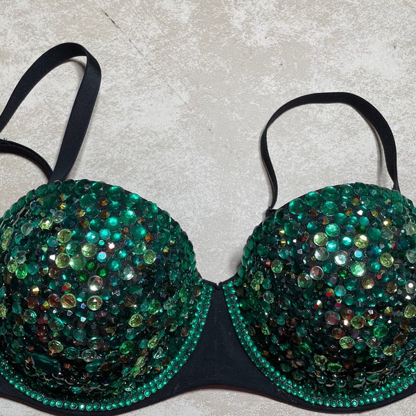 Bedazzled Bras - Etsy