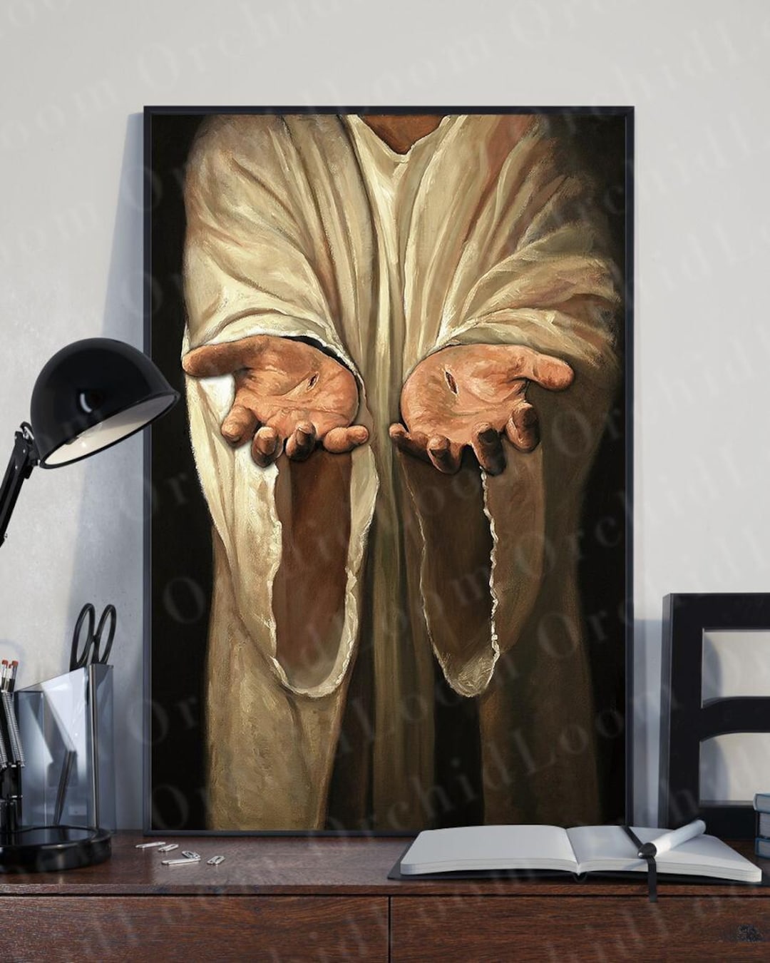 Hands of Jesus Vertical Poster, Picture Poster Jesus Home Decor God ...