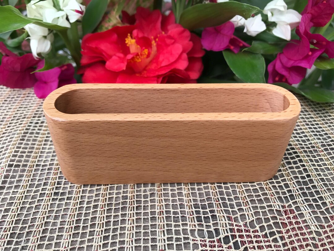 Simple Desktop Storage Note Box, Wooden Business Card Case, Handmade ...