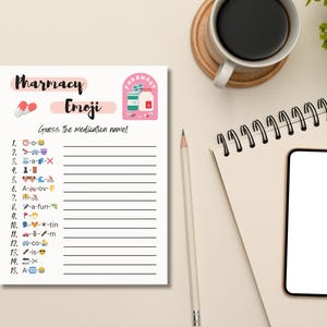 Pharmacy Emoji Game, Guess the Medication Name, Drug Name, Pharmacists ...