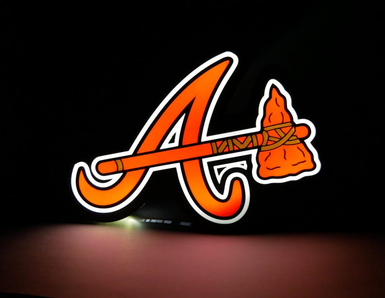 Atlanta Braves Light-up Sign!!! MLB, National League, Champions ...