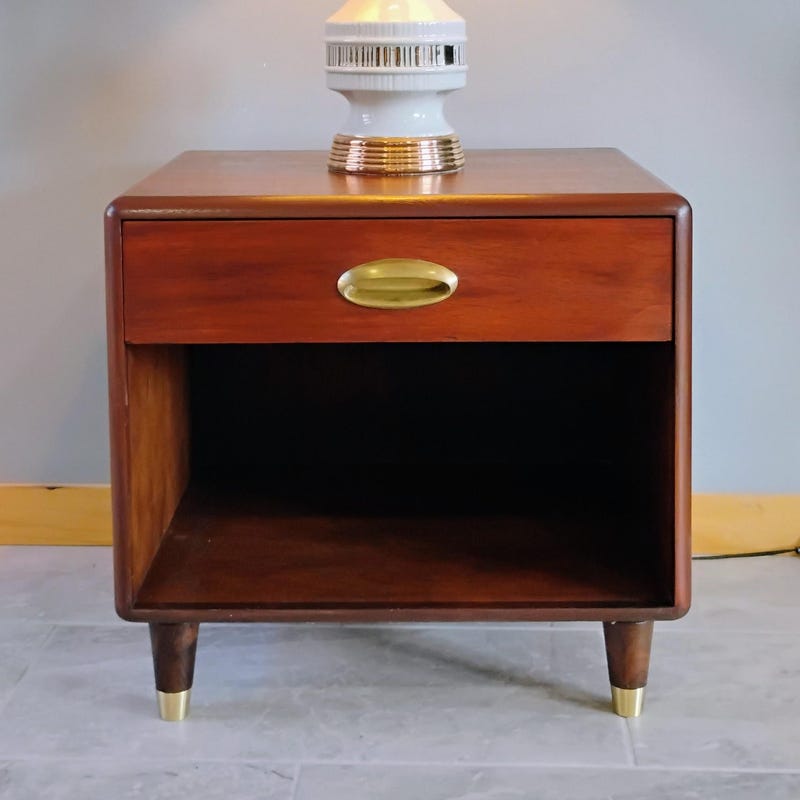 Mcm End Table Drawer - Etsy