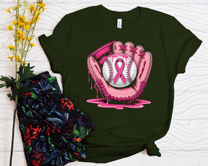 Baseball Drip Pink PNG, Pink Ribbon Breast Cancer Awareness Png ...