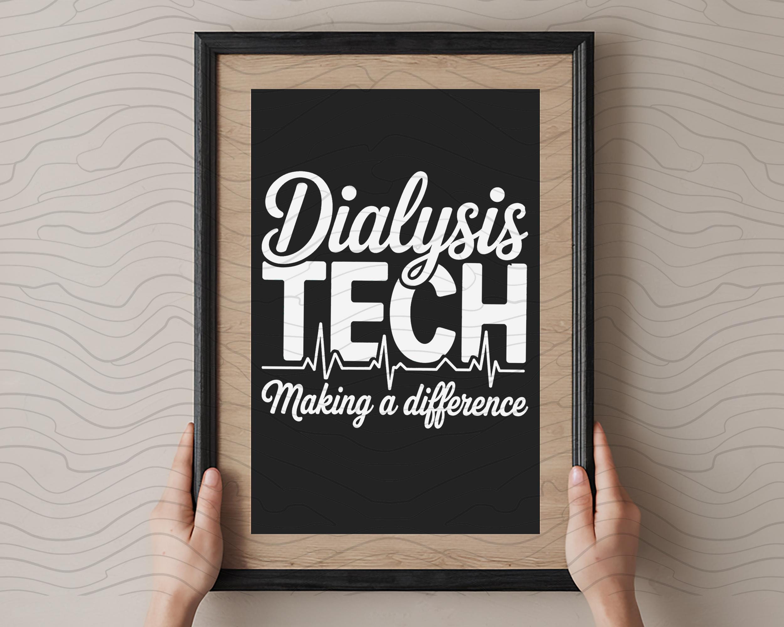 Dialysis Tech Making a Difference Heartbeat Design PNG, Dialysis ...