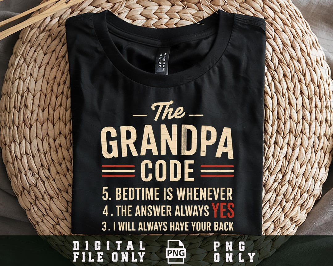 The Grandpa Rules Png, Funny Grandpa Png, Grandkids Pepe Png, Father's ...