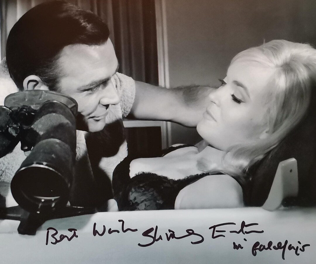 Shirley Eaton, Bondgirl, Signed Autographed 10x8 Photo, Coa, Goldfinger ...