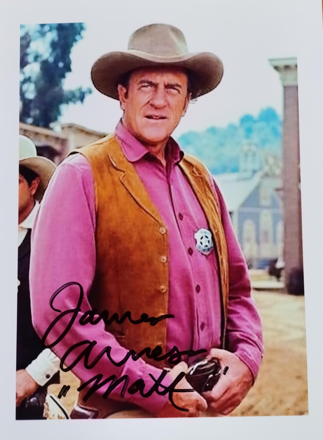 Gunsmoke James Arness, Signed Autographed 8x6 Photo - Etsy