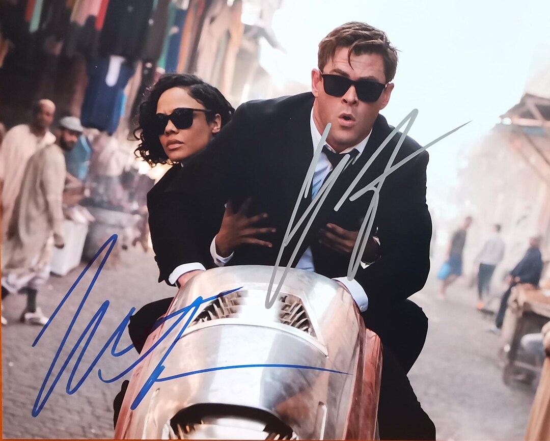Tessa Thompson Chris Hemsworth, Autograph Original Signed, 10x8 In, Men ...
