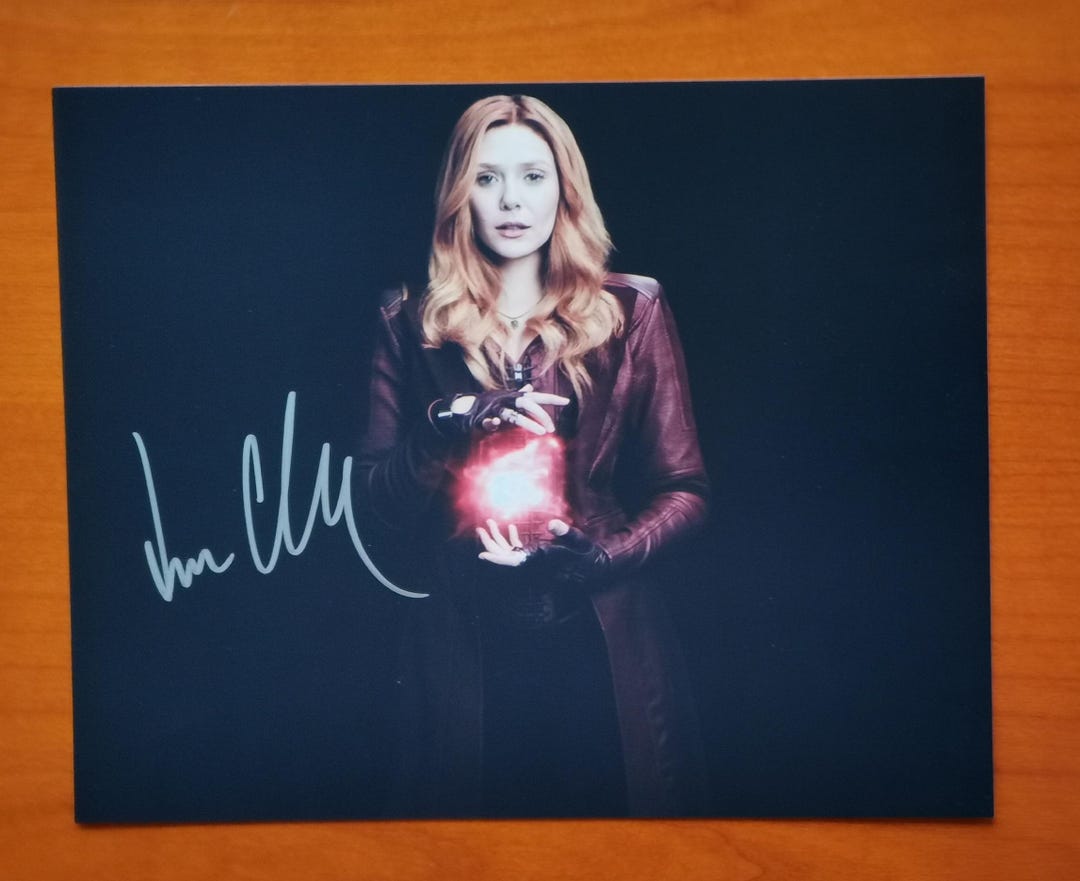 Elizabeth Olsen, Autograph Original Signed, 10x8 In, Sorry for Your ...